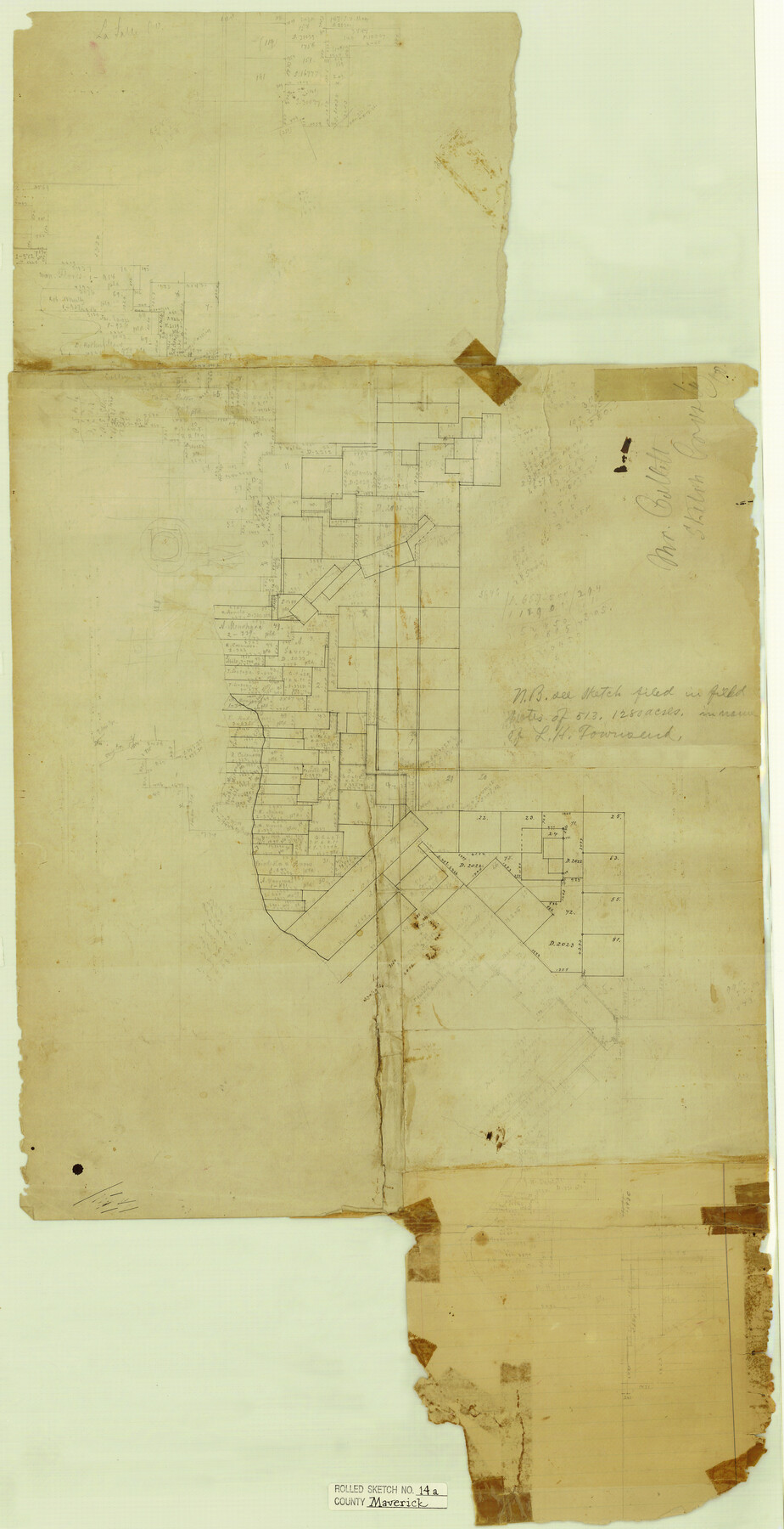 Maverick County Rolled Sketch 14A | 6708, Maverick County Rolled Sketch ...