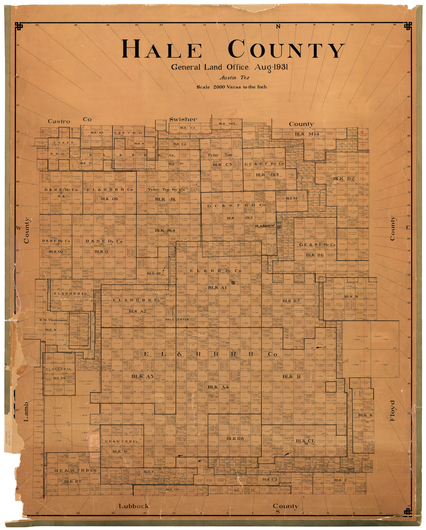 Hale County | 73166, Hale County, General Map Collection | 73166, Hale ...