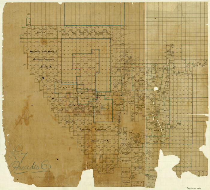 No. 7 Presidio County | 3969, No. 7 Presidio County, General Map ...